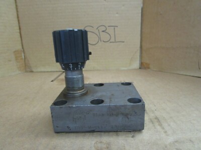 Flutec Hydraulic Flow Control Needle Valve DVP-16-01.1 DVP16011 New | eBay