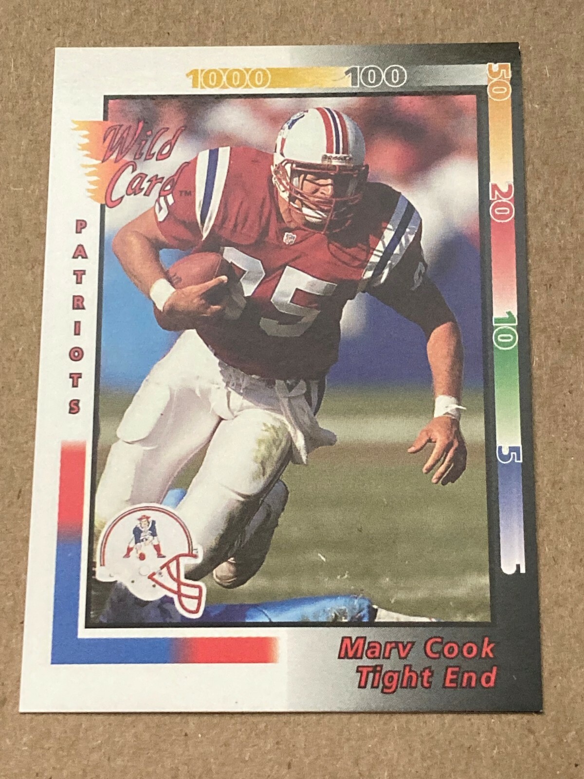 **YOU PICK ONE** MARV COOK 1992 football card single ~ IOWA / PATRIOTS ...