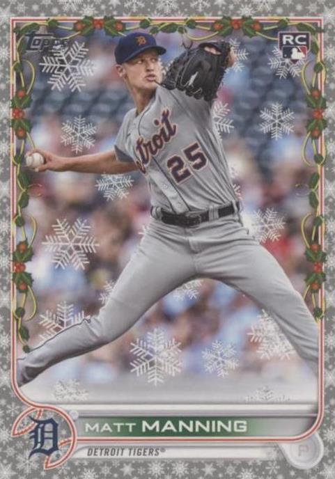 2022 Topps Holiday - Matt Manning #HW58 Metallic for sale online | eBay