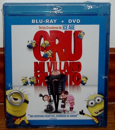 Despicable Me Minions Combo Blu-Ray+DVD Sealed New Cartoon (Sleeveless ...