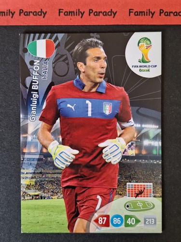 Gianluigi Buffon Italy Card Panini Adrenalyn XL Football World Cup ...