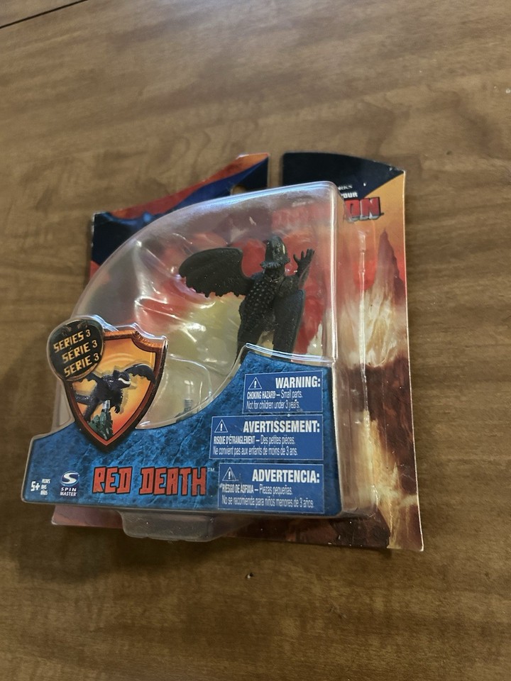 VHTF Ultra Rare Collectible Red Death How To Train Your Dragon (HTTYD ...