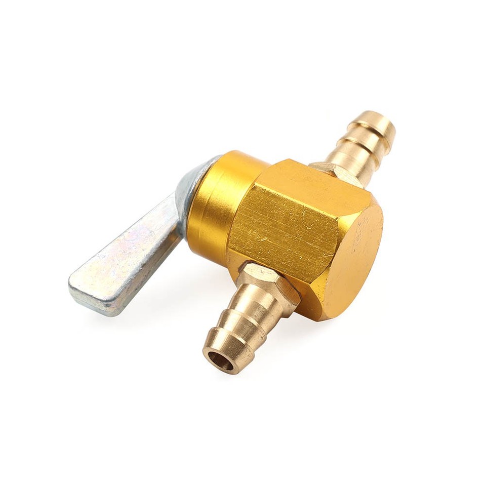 Motorcycle Inline Petrol On-Off Fuel Tap Gas Petrol Valve Petcock 8mm ...