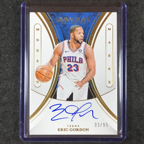 2024-25 Immaculate ERIC GORDON Modern Marks Auto 3/99 | eBay