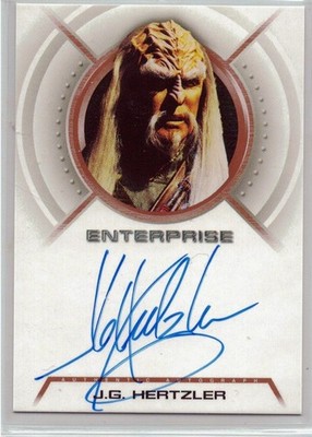Star Trek Enterprise Season Two autograph card A8 JG Hertzler | eBay