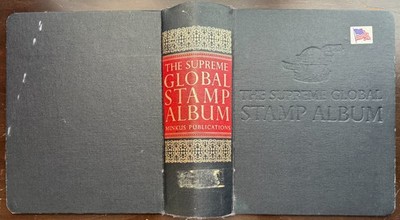 Minkus Double Post Supreme Global Stamp Binder 12x9.25x5" | eBay Australia