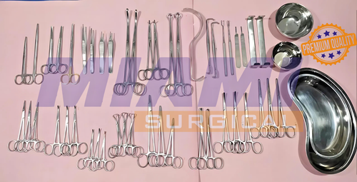 50Pcs General Surgery set Basic Laparotomy Surgical Instruments Set | eBay