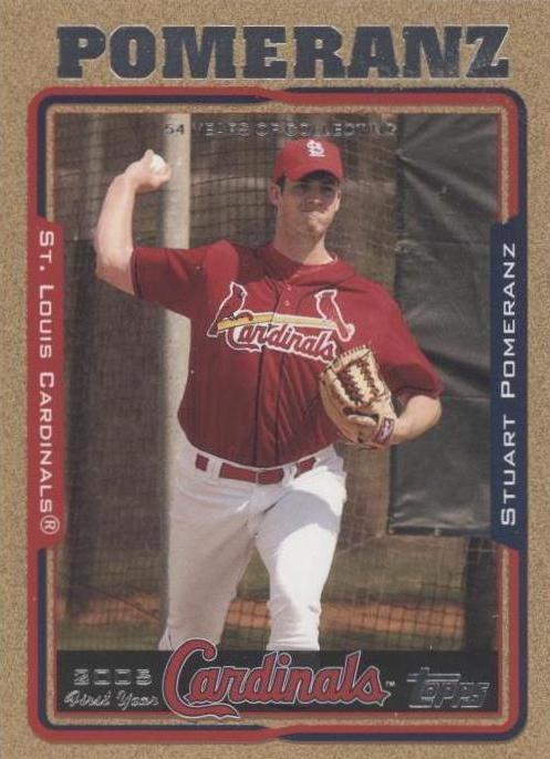 2005 Topps Updates & Highlights - Stuart Pomeranz #UH269 Gold /2005 (RC ...
