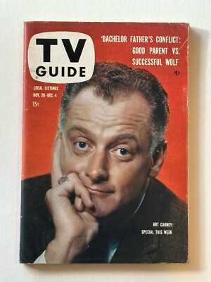 TV Guide, Art Carney Honeymooners November/Dec 1959 | eBay