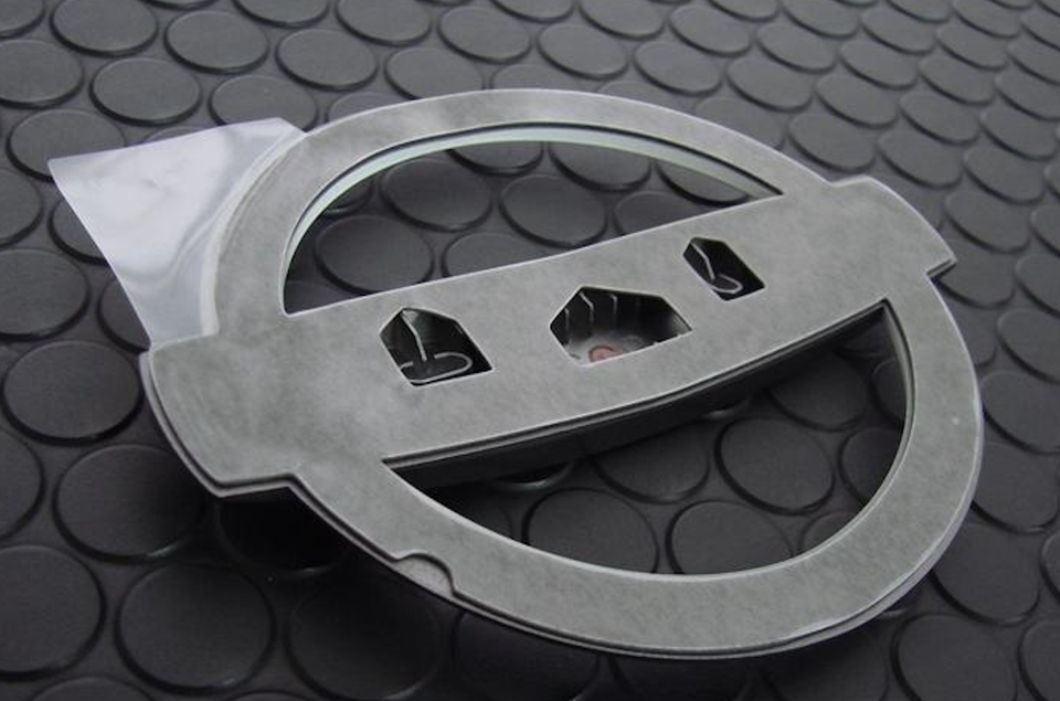 Nissan OEM 370Z Front Bumper New Logo Emblem 62890-6GP0A Genuine | eBay