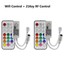 Wifi RGB/RGBW LED Controller Mini DC12V With RF 21Key/IR 24Key Remote ...