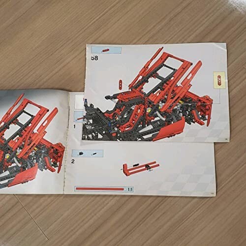 Lego Technic Racers 8653 ENZO FERRARI 1/10 Complete Japan Educational ...