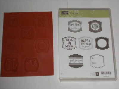Stampin'Up! LABEL LOVE clear-mount stamp set (130622) NEW | eBay