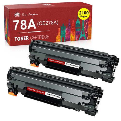 2 PK CE278A 78A Black Toner Cartridge Compatible For HP LaserJet Pro ...
