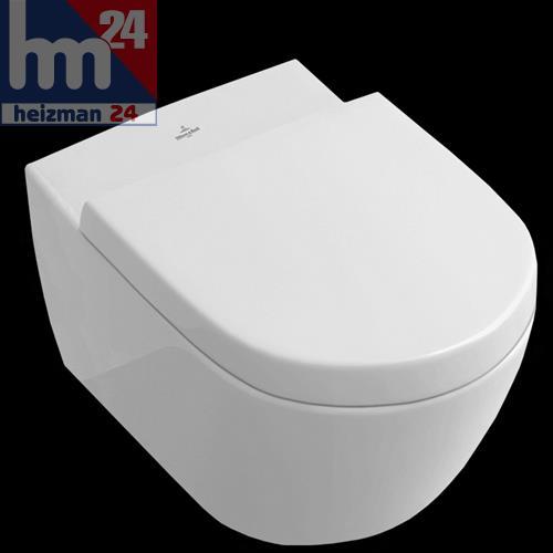 Villeroy & Boch Subway 2.0 Wandtiefspül-WC spülrandlos 5614R001 inkl ...