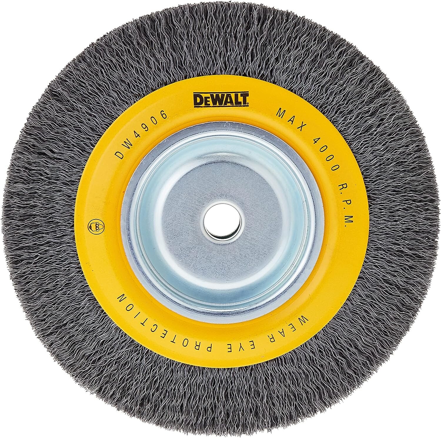 DEWALT DW4906 8 inch Crimped Wire Wheel Bench Grinder Brush for sale ...