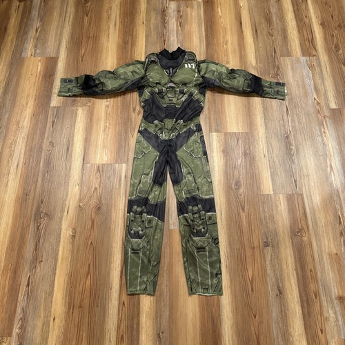 Halo Infinite Master Chief Kids Muscle Costume Hallow… - Gem
