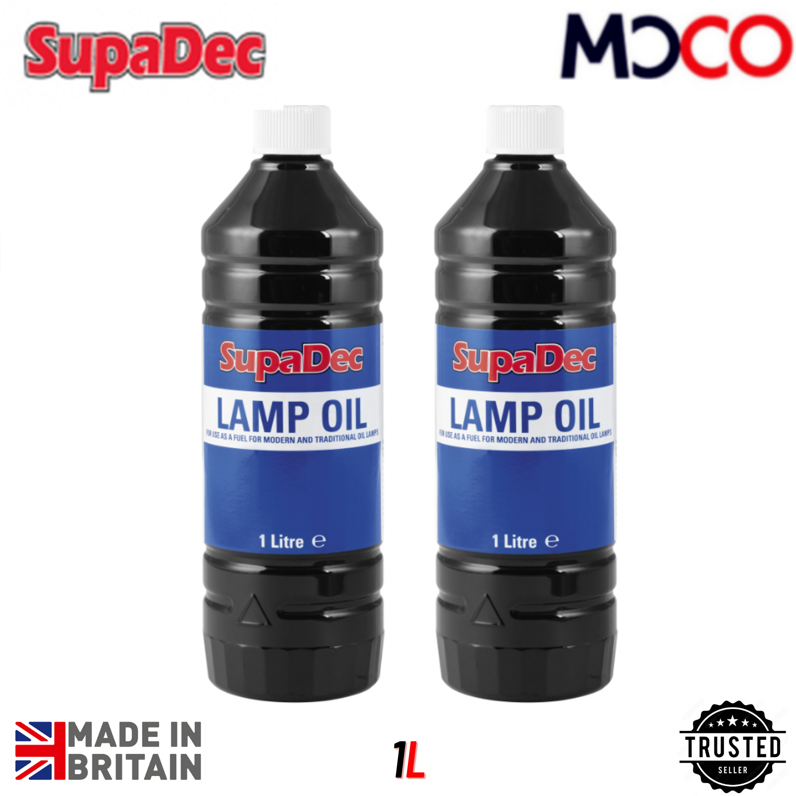 SupaDec Lamp Oil Fuel For Modern And Traditional Oil Lamps LIquid 1L x ...