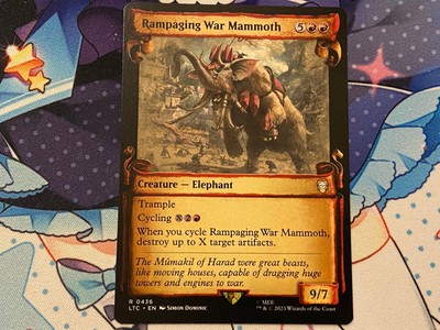 Rampaging War Mammoth Showcase Scrolls - LTC 0436 - NM - MTG Magic | eBay