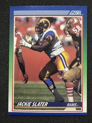 1990 Score Jackie Slater #81 Los Angeles Rams HALL OF FAME | eBay