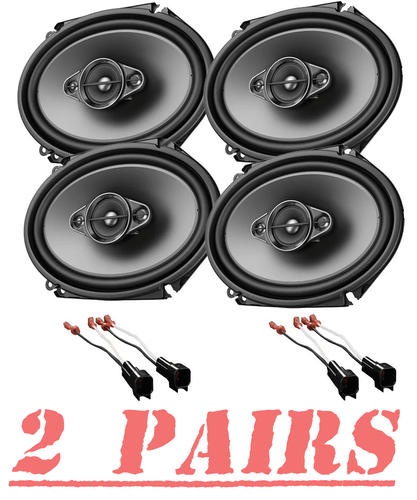 Pioneer | 350W 4-Way | 6" x8" | FrontRear speakers for 2001-2012 Ford ...