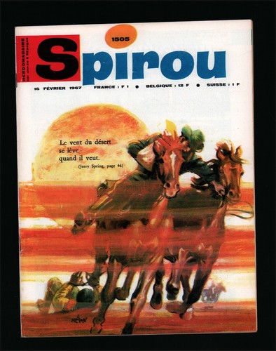 JOURNAL DE SPIROU N°1505 . PUB JIDÉHEM DÉFI À UHU-MAN .1967 . ( M 259 ...