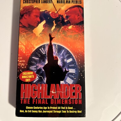 Highlander: Final Dimension Director’s Cut VHS 786936361933| eBay
