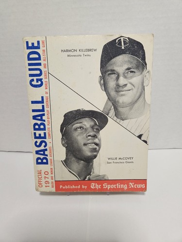 1970 Sporting News Baseball Official Baseball Record Book Guide VINTAGE ...