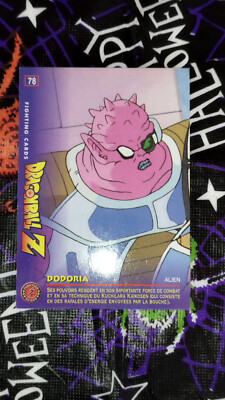 Carte Dragon Ball Z Fighting Cards n° 78 Dbz Panini Doria Dodoria | eBay
