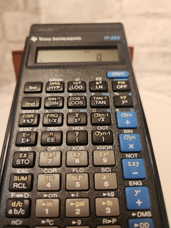Texas Instruments TI-35X Calculator Scientific Calculator Vintage With ...