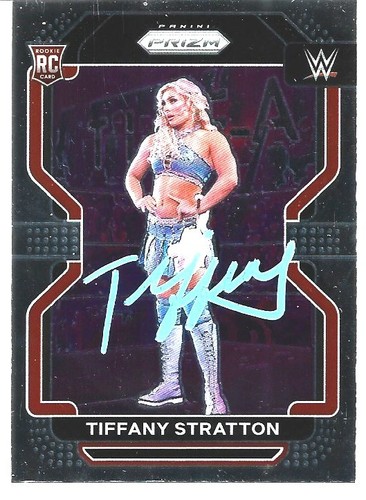 Tiffany Stratton Rookie Autographed 2022 Panini Prizm WWE Pro Wrestling ...