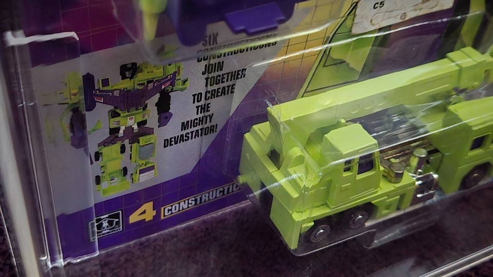 Transformers G1 Constructicon Hook MOSC MOC Sealed AFA | eBay