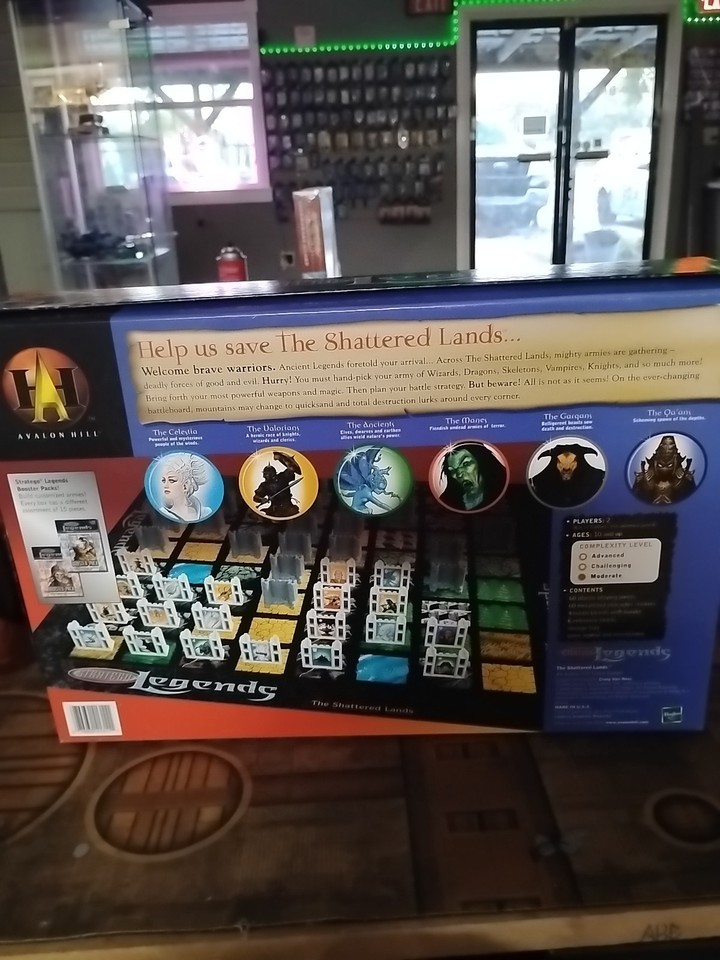 Stratego Legends The Shattered Lands Board Game Avalon Hill 1999 ...