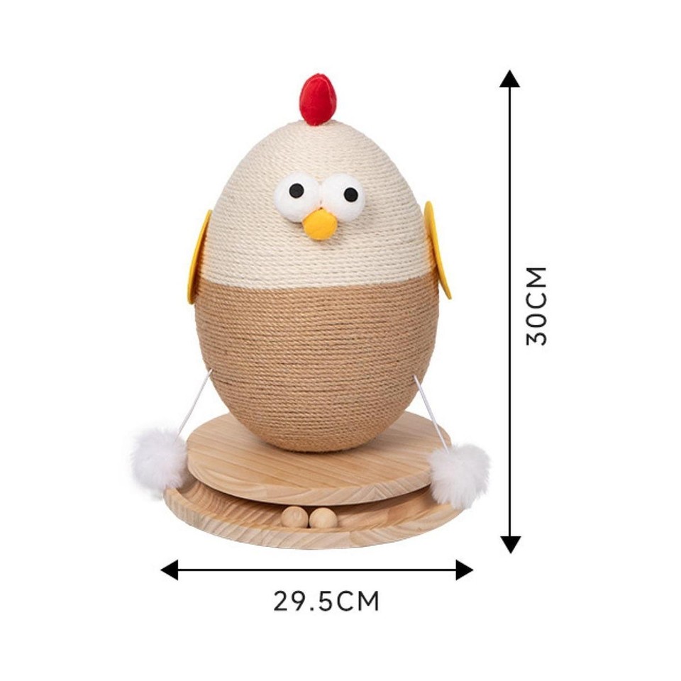 Chick Sisal Scratcher Toy for Cat Grinding Claws Accessories with ...