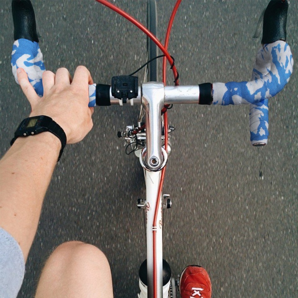 4 Rolls Handlebar Tape Wrap Road Bike Portable Ribbon Non-slip Belt ...