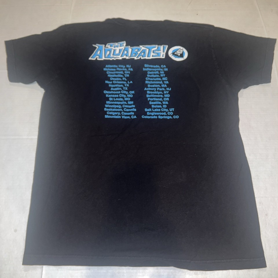 Aquabats Band Tour Concert Shirt Large Black Official Vintage 90’s Ska ...