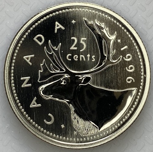 1996 CANADA 25 CENTS PROOF LIKE QUARTER COIN | eBay