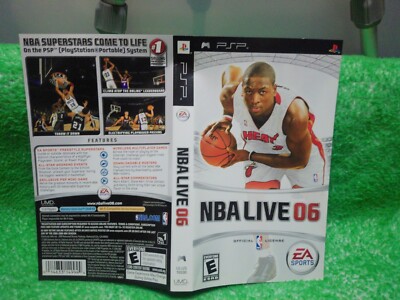 NBA Live 06 PSP Game Cover Art EA Sports LeBron James Basketball | eBay