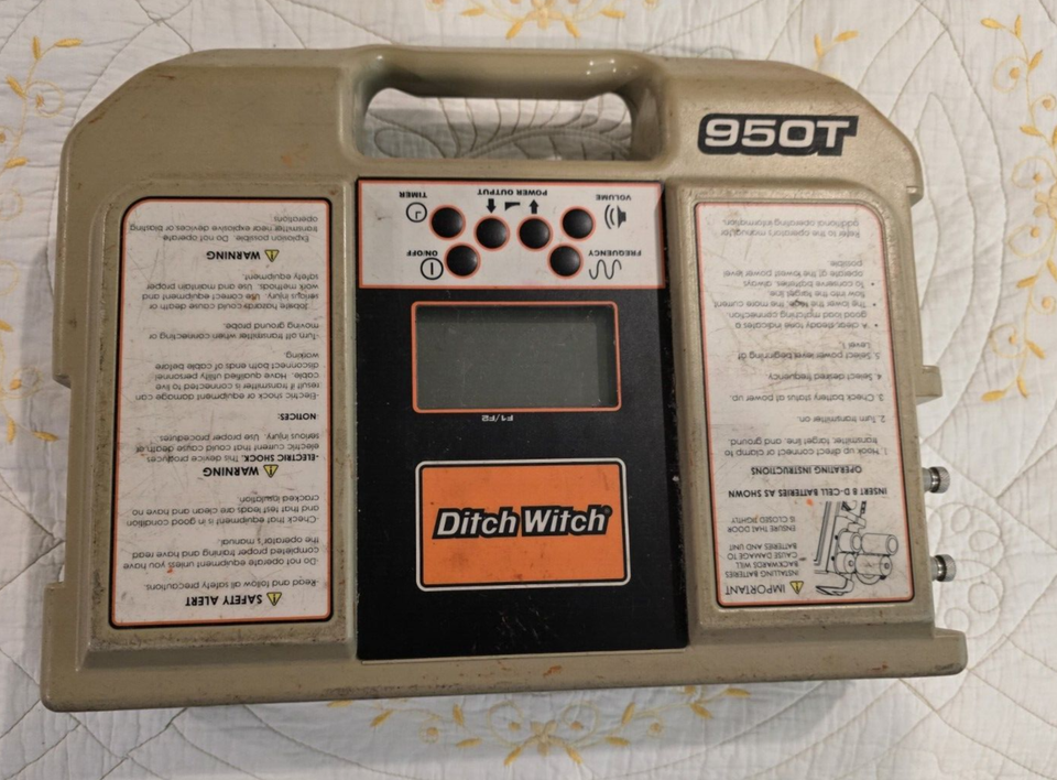 DITCH WITCH SUBSITE 910R 950T, UTILITY LOCATOR UNTESTED | eBay