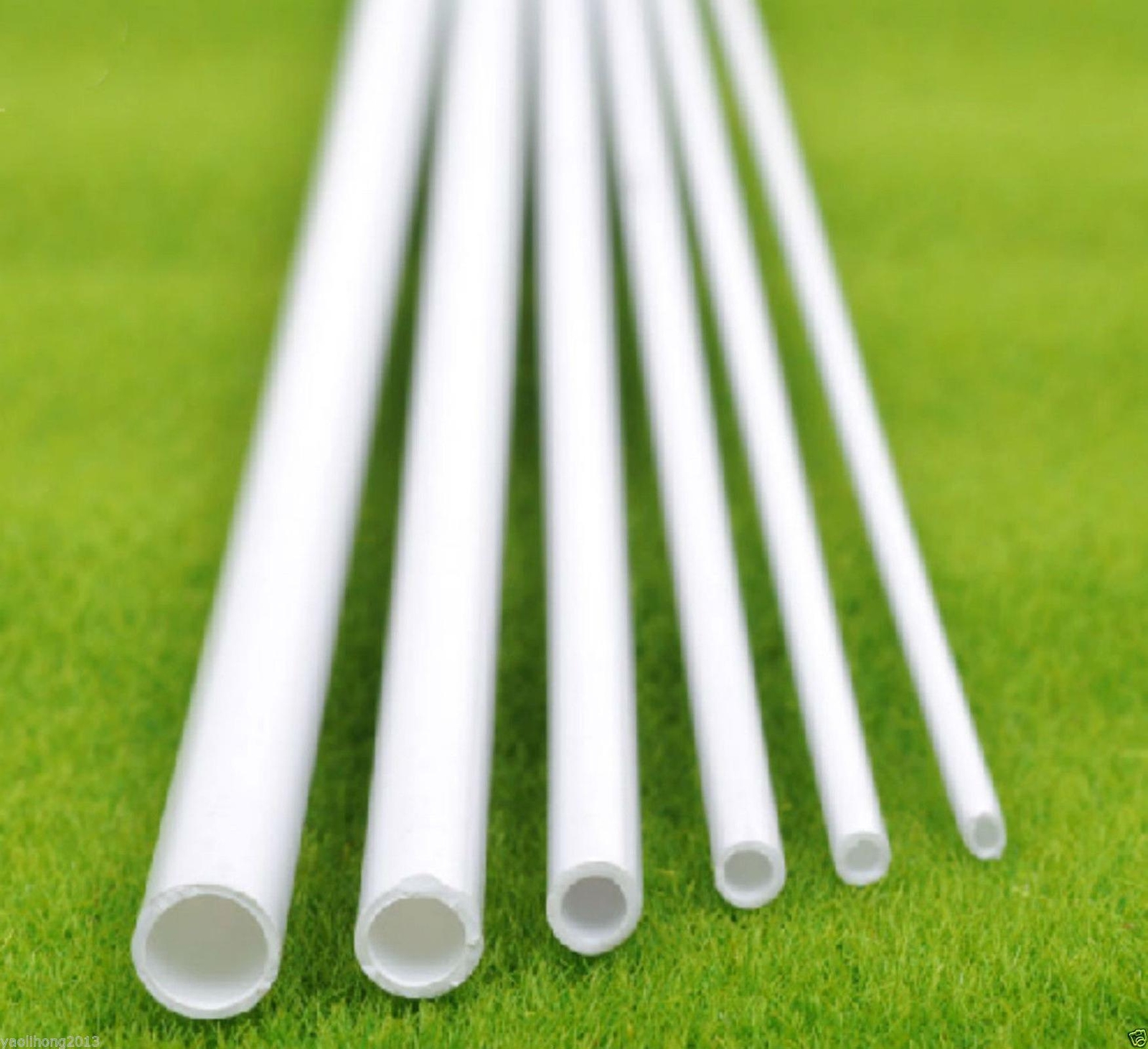 US Stock 10x OD 3mm x 250mm ABS Styrene Plastic Round Tube Pipe ...