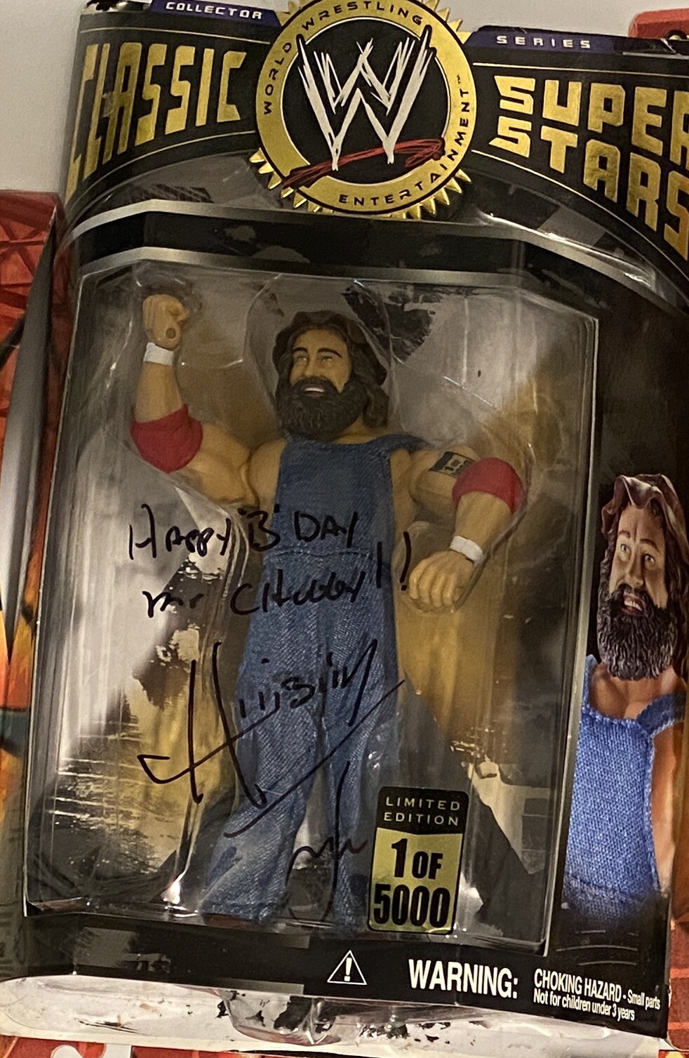 WWE/WWF Jakks Classic SuperStars Hillbilly Jim Limited 1 of 5000 ...