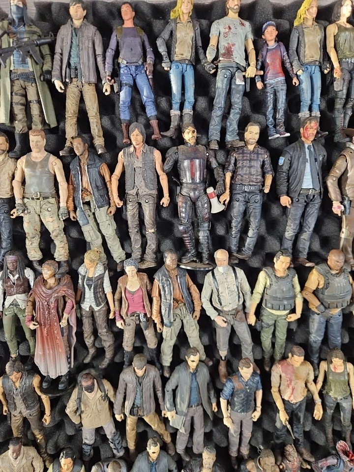 Mcfarlane The Walking Dead Loose Lot of TWD 105 Figures Accessories ...