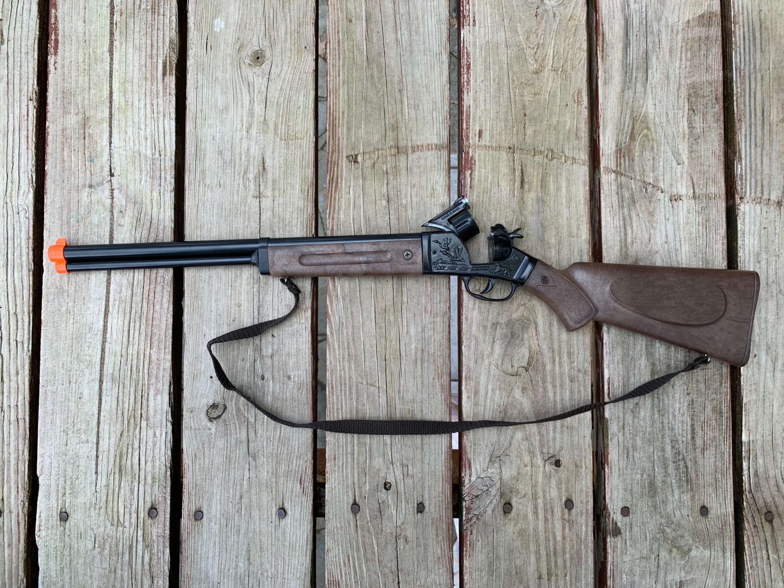 NEW Cowboy Ranger Revolver Carbine Rifle Toy Cap Gun - Black 97-6 | eBay