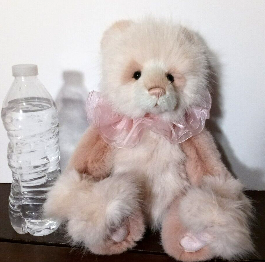 NWT Charlie Bears Patsy pink 2021 Secret Collection 18" jointed plush ...