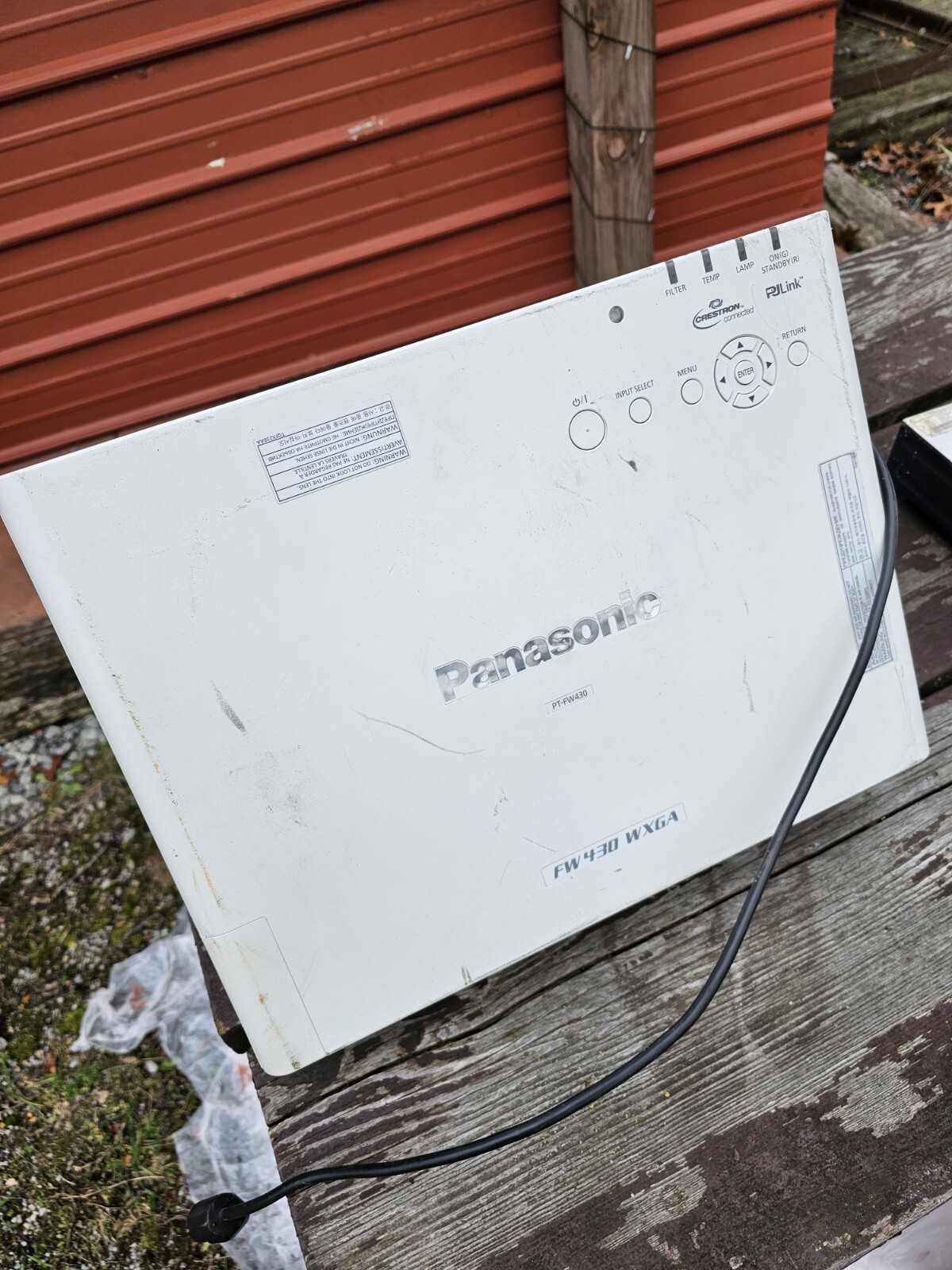 Panasonic PT-FW430 Projector w/ Mount | eBay