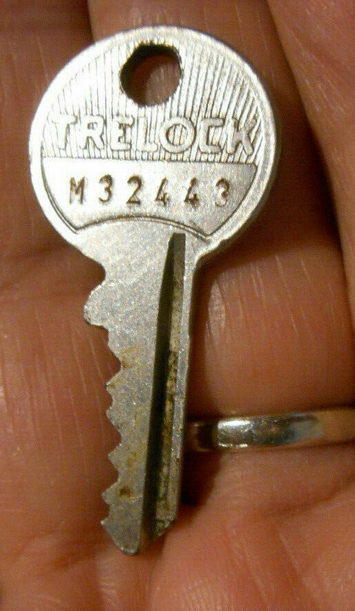 Vintage Old Original Trelock Bicycle Lock Key M32443 m32443 Likenu | eBay