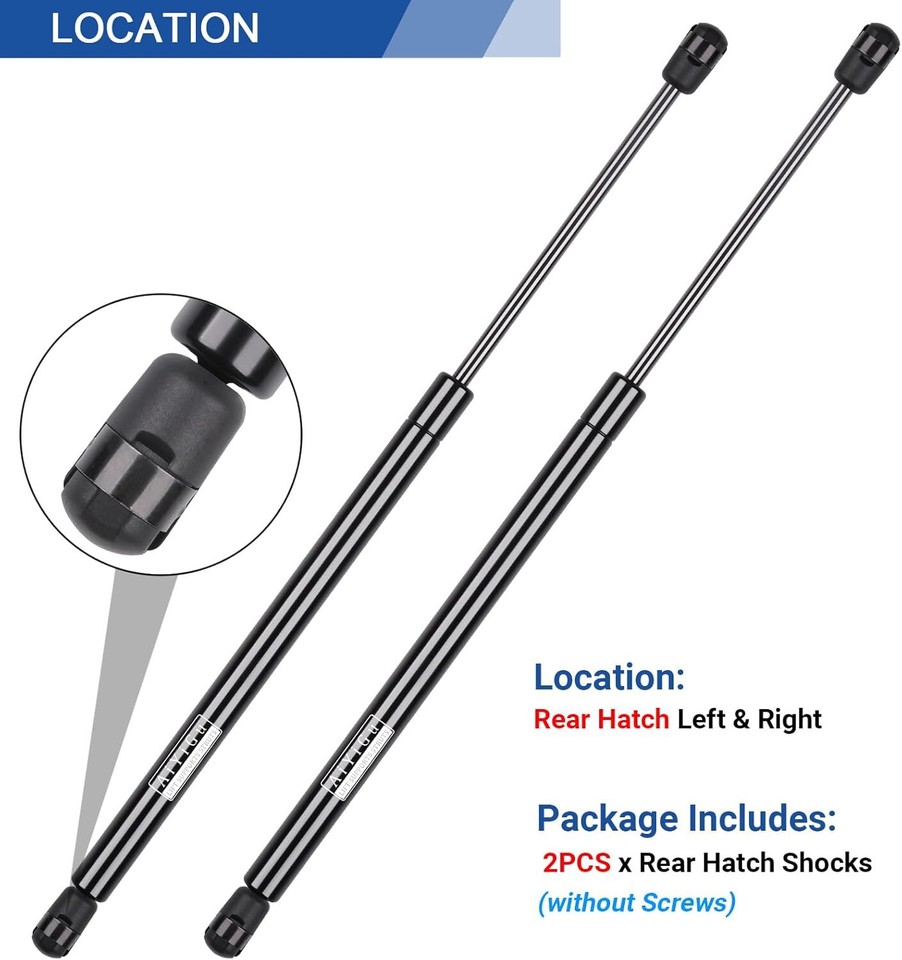 Rear Hatch Shocks Struts for 2002-2009 Chevy Trailblazer GMC Envoy 4573 ...