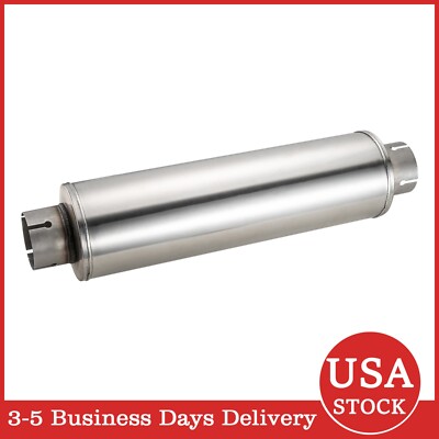 Diesel Muffler Performance 5" Inlet / 5'' 0utlet 8'' Round 24" Body 30 ...