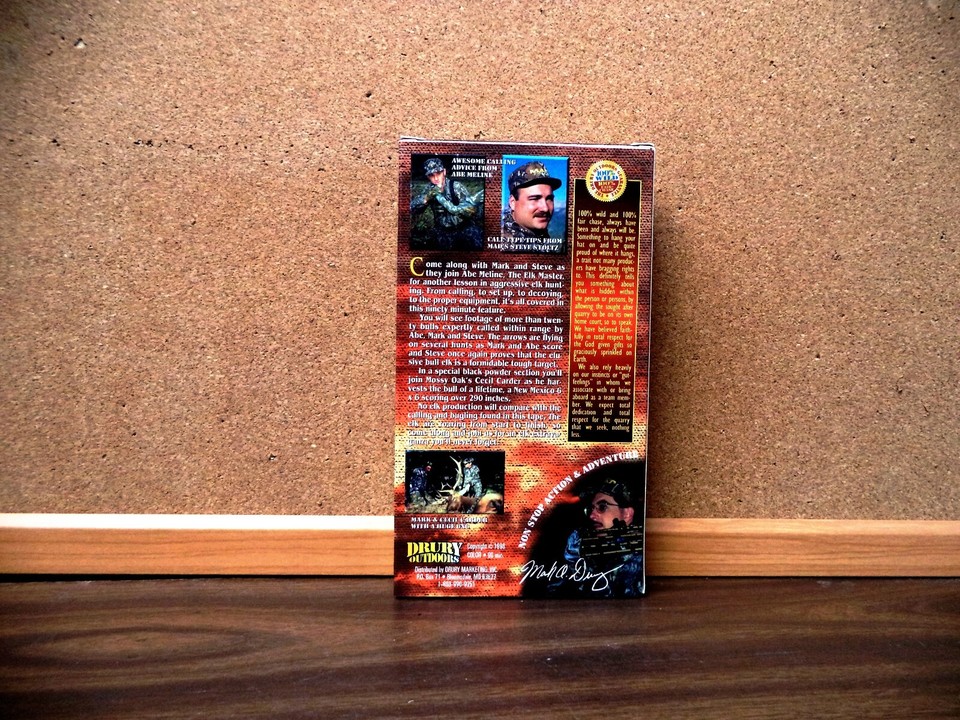 BULLROAR (VHS 1998) DRURY OUTDOOORS, MARK DRURY, STEVE STOLTZ & ABLE ...