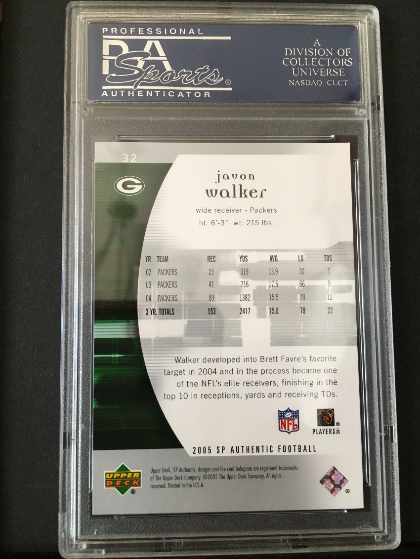 2005 SP Authentic - Javon Walker #32 for sale online | eBay
